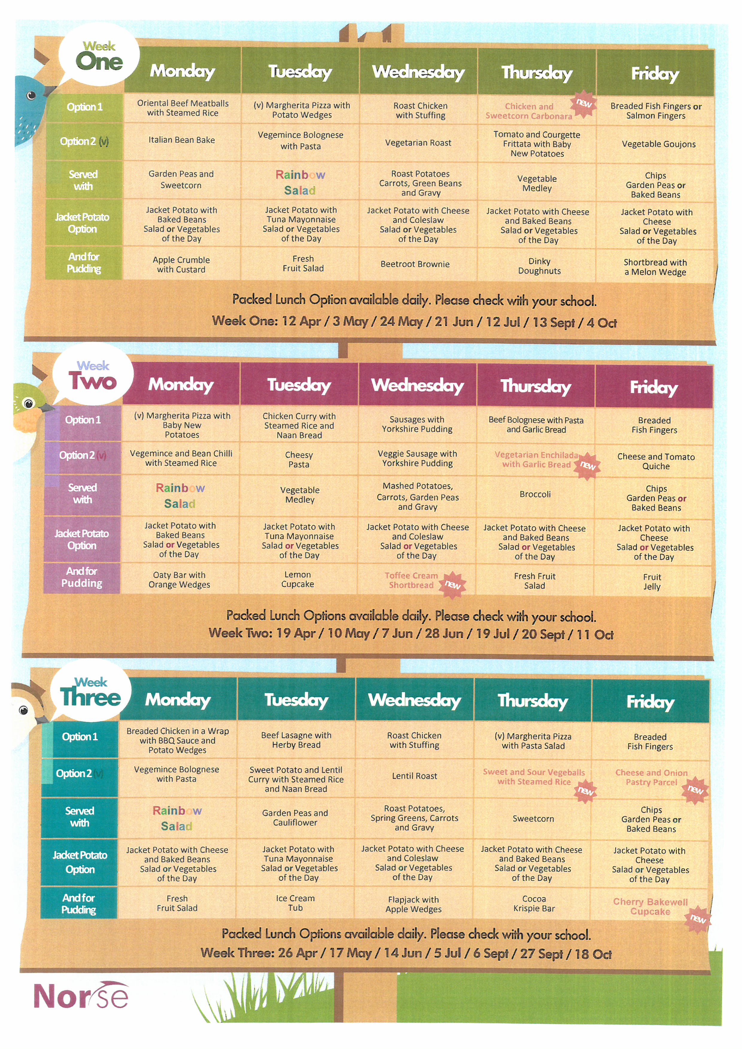 School Lunch » White Woman Lane School